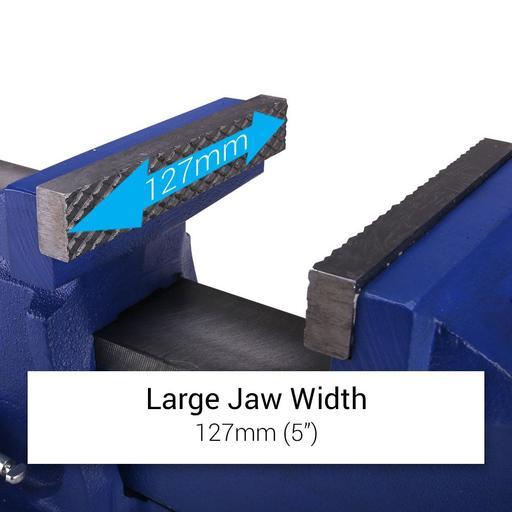 Iron Grip BOSV05 127 (5") Heavy Duty Engineer Swivel Bench Vice