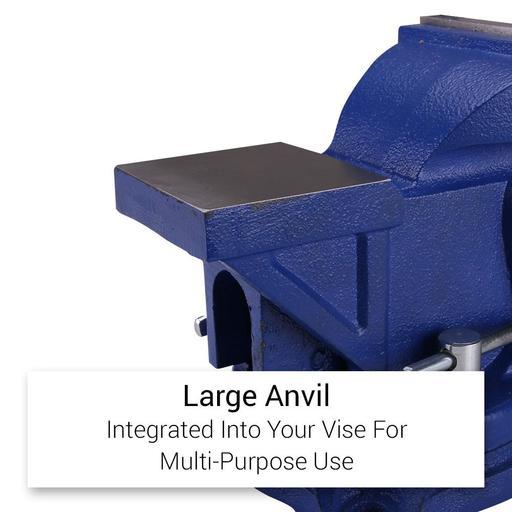 Iron Grip BOSV04 101mm (4") Heavy Duty Engineer Swivel Bench Vice