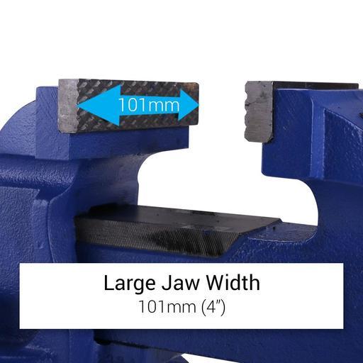 Iron Grip BOSV04 101mm (4") Heavy Duty Engineer Swivel Bench Vice