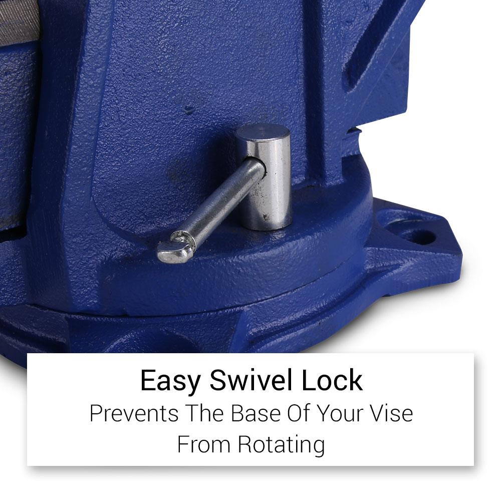 Iron Grip BOSV04 101mm (4") Heavy Duty Engineer Swivel Bench Vice