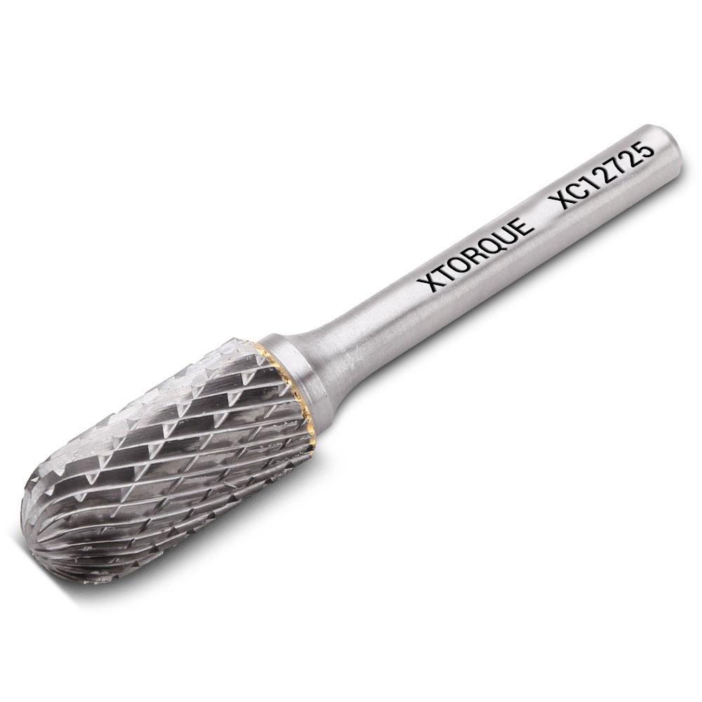 Xtorque XC12725 12.7mm x 25mm 1/4" Shank Tungsten Carbide Cylindrical ...