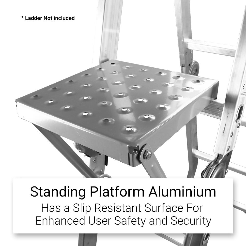 Climbrite CTRAY Aluminium Project Tray to suit Multi-Purpose Ladders