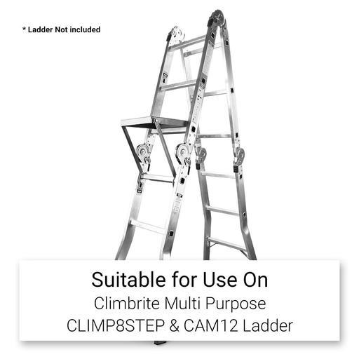 Climbrite CTRAY Aluminium Project Tray to suit Multi-Purpose Ladders