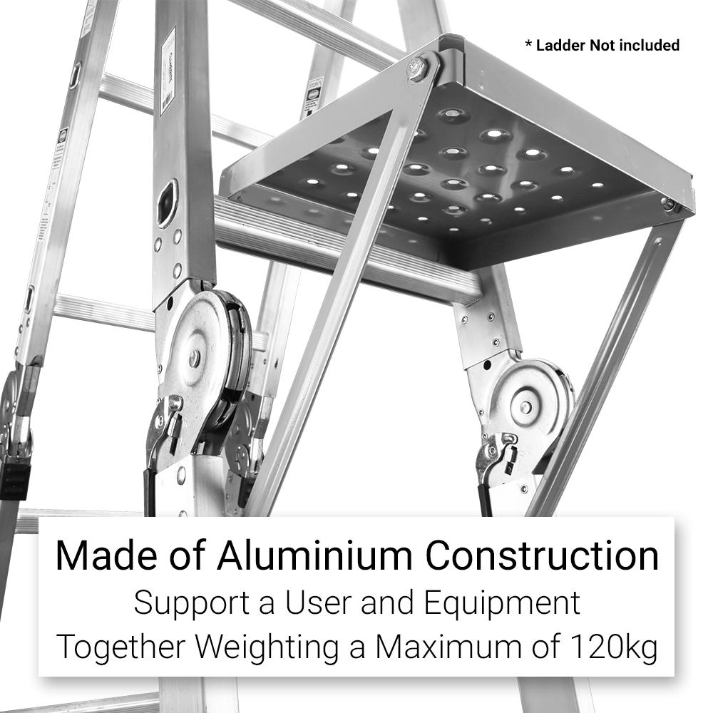 Climbrite CTRAY Aluminium Project Tray to suit Multi-Purpose Ladders