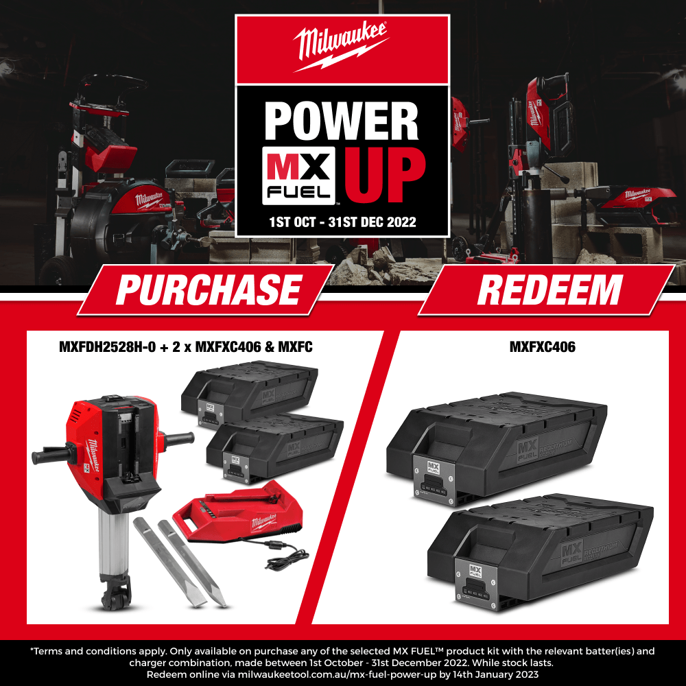 Milwaukee MXFDH2528H-0 + MXFXC406 + MXFC MX FUEL 6.0Ah Li-ion Cordless ...