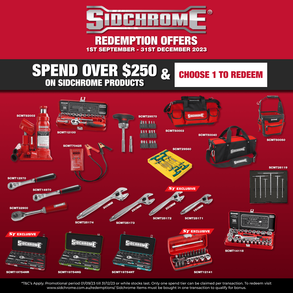 Sidchrome SCMT10158 204pce Metric & AF 8 Drawer Tool Chest Kit