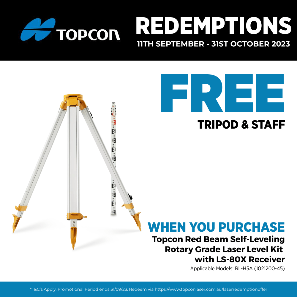 Topcon RL-H5A (1021200-45) Red Beam Self-Leveling Rotary Grade Laser ...