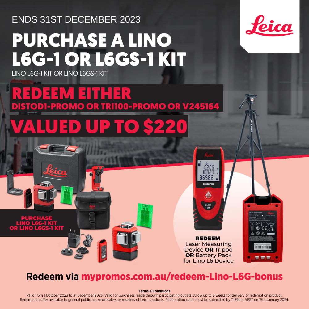 Leica LINO L6G-1 (LG912971) Li-ion 3x360° Green Beam Multi Line Laser ...