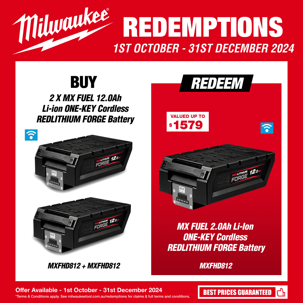 Milwaukee MXFHD812 + MXFHD812 2-pack MX FUEL 12.0Ah Li-ion ONE-KEY ...