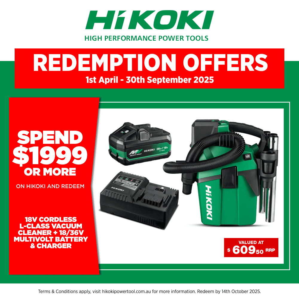 HiKOKI C3610DRA(H4Z) 36V Li-Ion Cordless Brushless MultiVolt 255mm (10") Mitre Saw - Skin Only