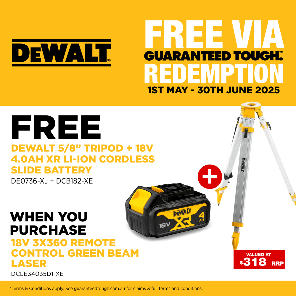 DeWalt DCLE34035D1-XE 18V 3x360 Remote Control Green Beam Laser