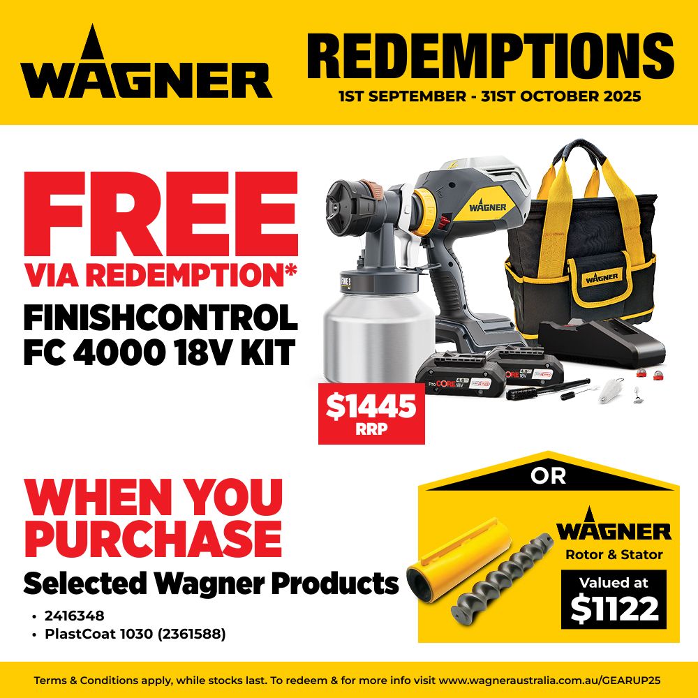 Wagner PlastCoat 1030 (2361588) 2.9HP Render & Texture Paint Spray Gun Pack