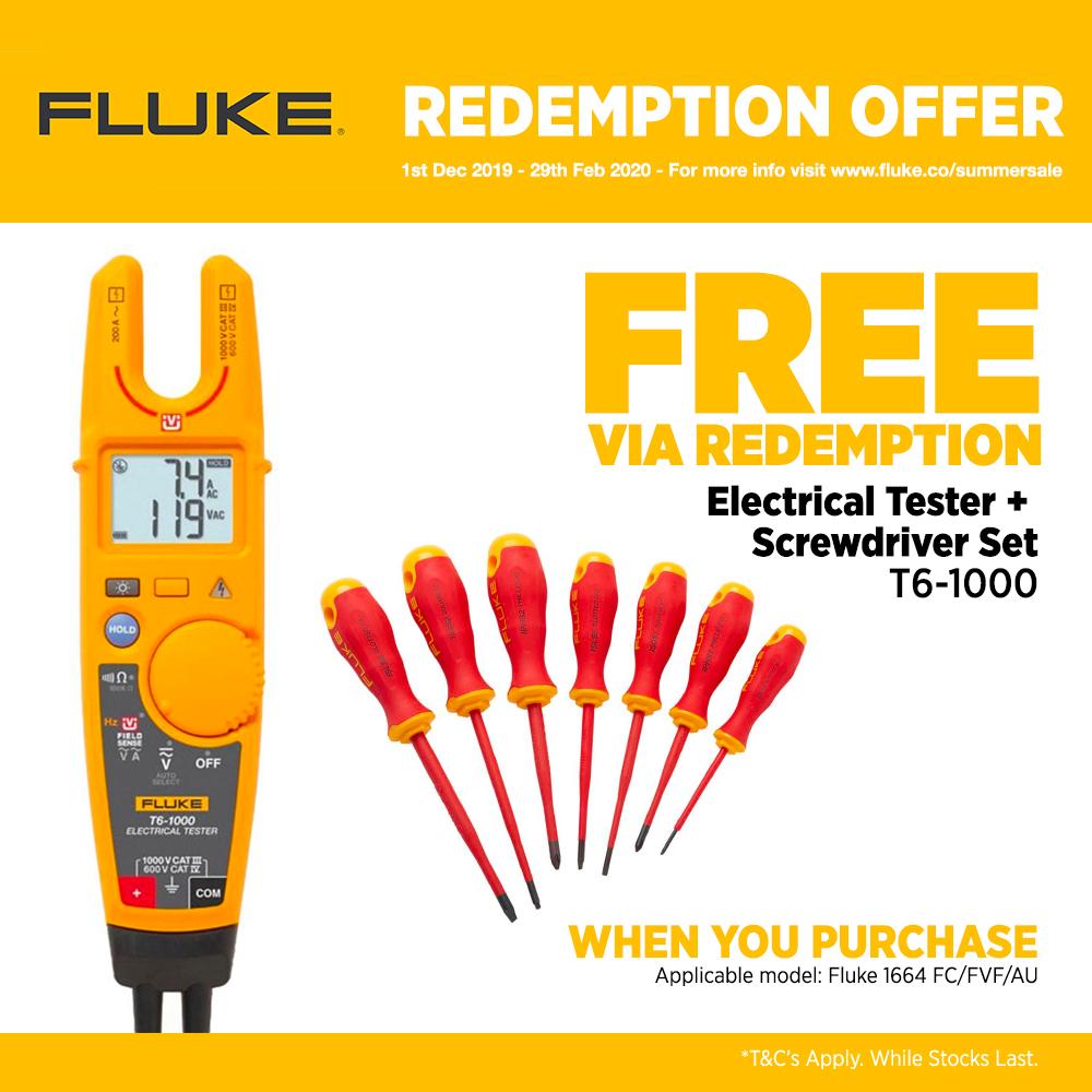 Fluke FLK-1664 FC/FVF AU 1664 FC Installation Multifunction Testers